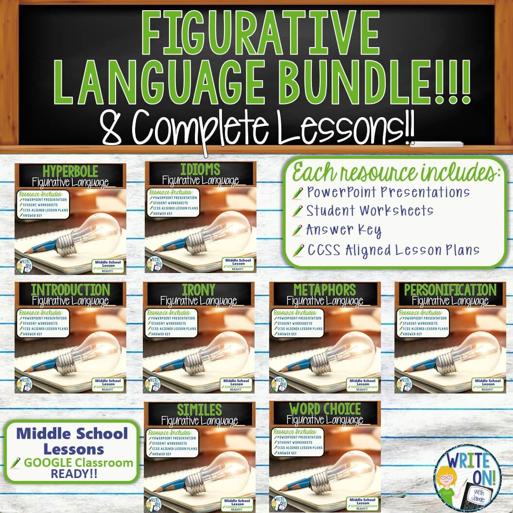Figurative Language - Middle School - Write On!